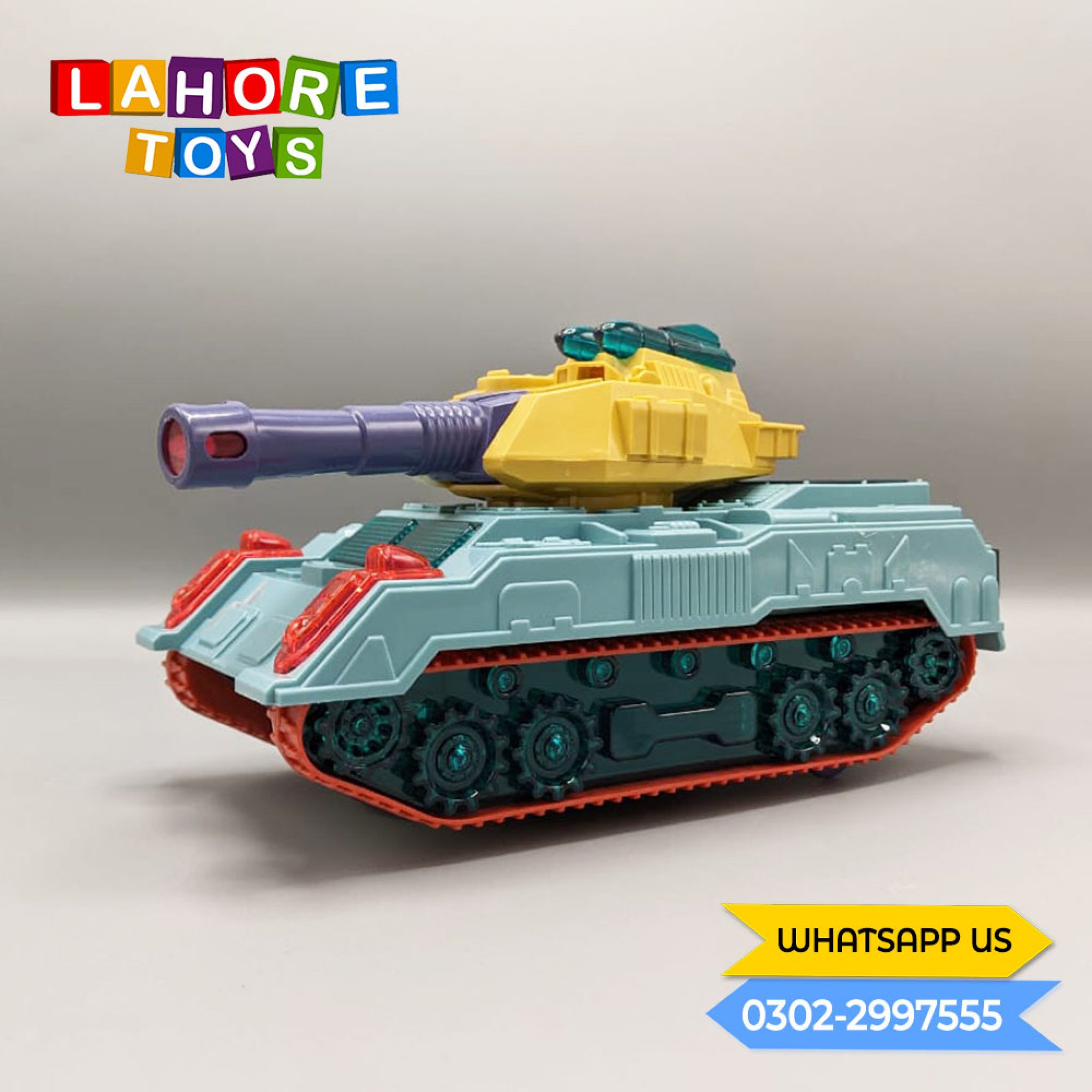 Happy Childhood Cartoon Tank With Light & Music - Buy Toys in Lahore